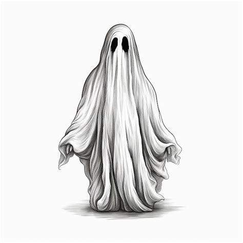 Premium Ai Image Flat Funny Ghost Illustration Whimsical Spooks