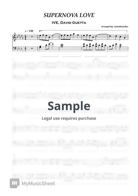 Ive David Guetta Supernova Love Sheet Midi Multitracks And Wav