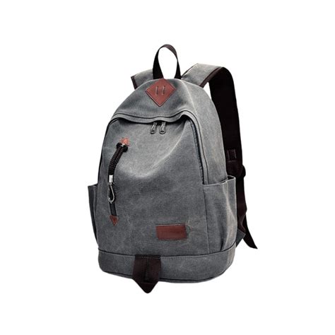Zaino In Tela Per Viaggi Lavoro O Scuola Grey Leroy Merlin