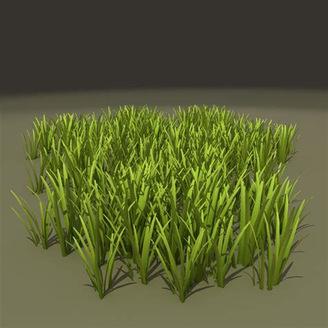 Grass 3d Model 5 Fbx Max Obj Free3d