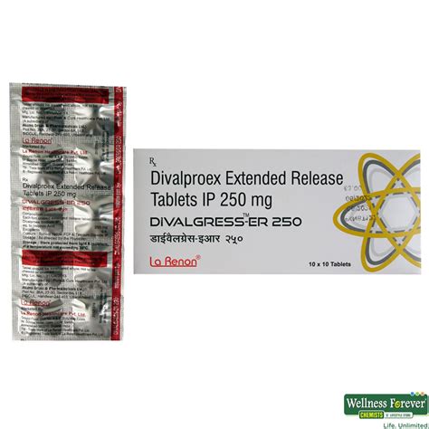 Buy Divalgress Er 250mg 10 Tablets Online At Best Prices Wellness Forever