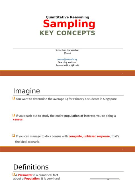 Gen1000 Chapter 3 Pdf Sampling Statistics Confidence Interval