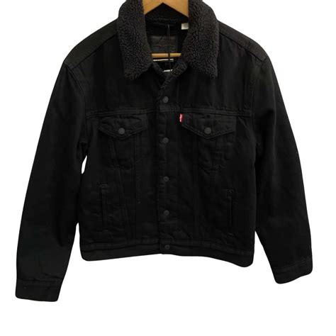 Levi Strauss And Co Womens Size S Denim Jacket Black S