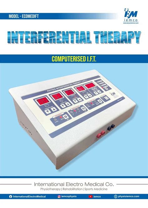 Interferential Therapy Unit Ecomedift Dual Digital At ₹ 17000 In