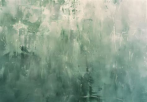 Muted Green Grunge Texture Background For Design Stock Illustration