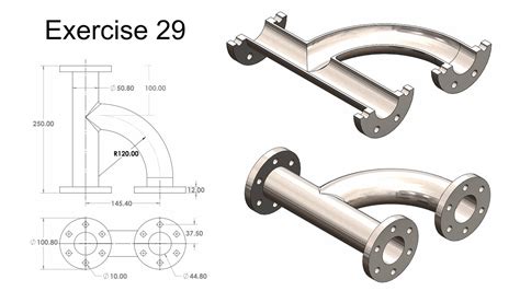 ⚡ Solidworks Beginners Tutorial Exercise 29 With Narration Youtube