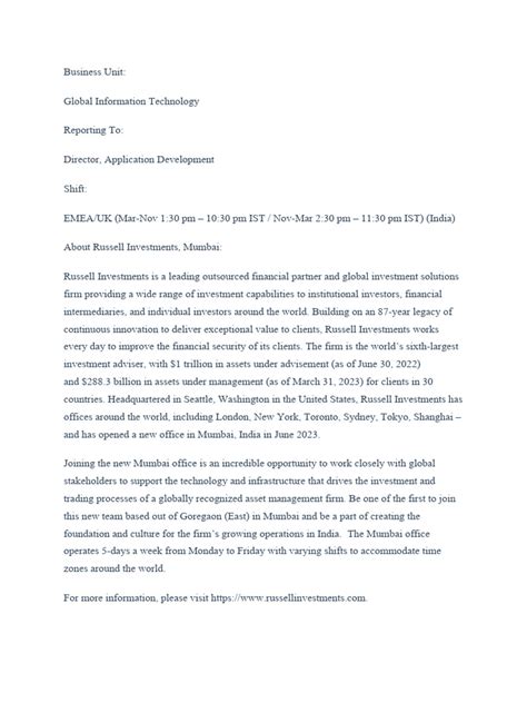 Sr Application Developer And Application Developer Jd Pdf Software Development Process Web