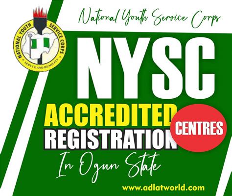 Nysc Accredited Registration Centres In Ogun State Adlatworld