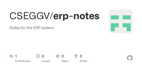 GitHub CSEGGV Erp Notes Notes For The ERP System GitHub CSEGGV Erp Notes Notes For The ERP System