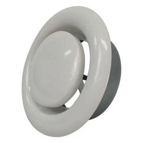 Powder Coated Aluminium Round Exhaust Ceiling Diffuser For Industrial