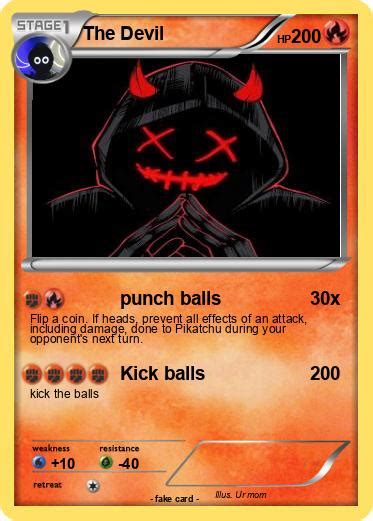Pokémon The Devil 167 167 Punch Balls My Pokemon Card
