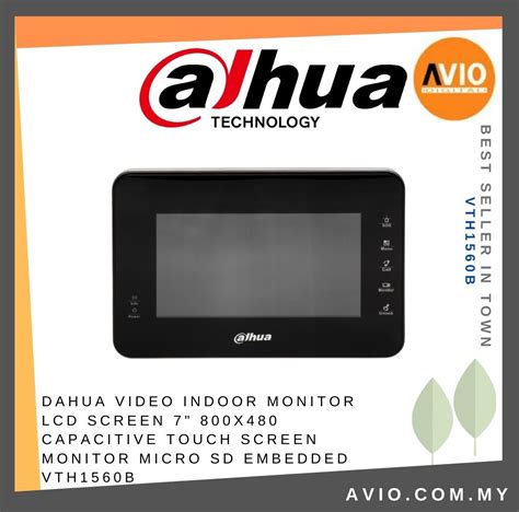 Dahua Video Indoor Monitor Lcd Screen 7 800x480 Capacitive Touch