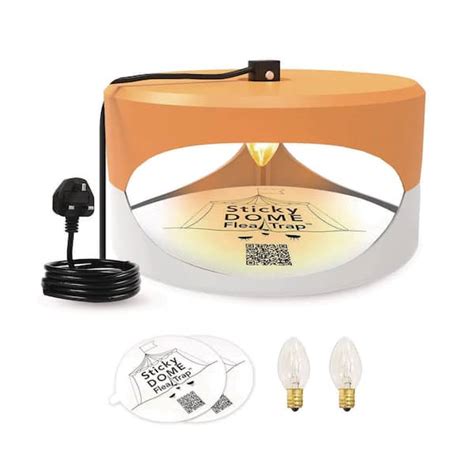 Aspectek Sticky Dome Flea And Bed Bug Trap Indoor Pest Control 1 Pack