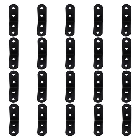 Homemaxs 20 Pcs Heavy Duty Corner Brace Shelf Support Bracket Fitting