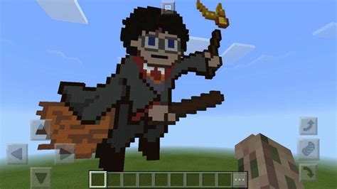 Minecraft Pixel Art Harry Potter