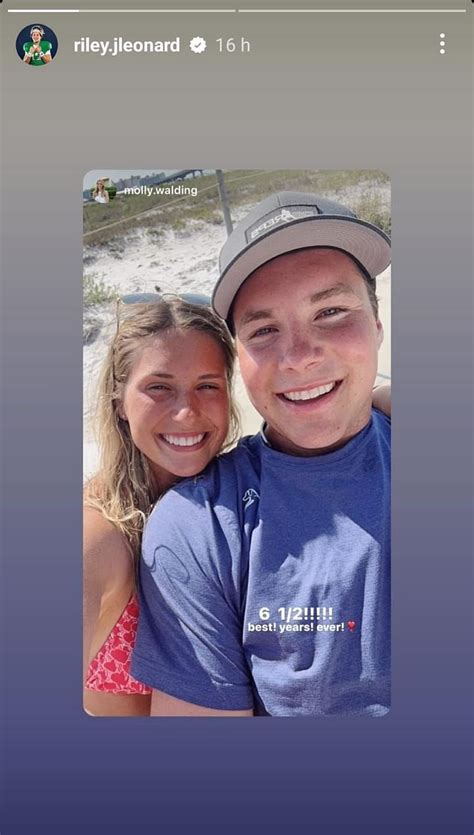 Notre Dame Qb Riley Leonard And Gf Molly Walding Celebrate Years Of Togetherness With Warm Ig Story
