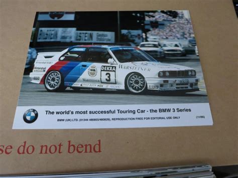 Bmw E30 M3 Touring Car 1980s Press Media Photograph Eur 11 09