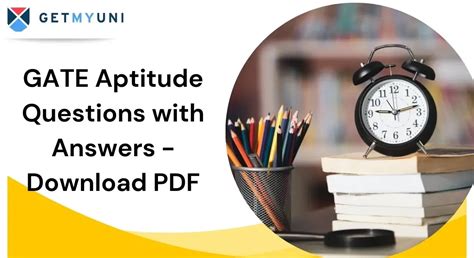 Gate Aptitude Questions With Answers Download Pdf Getmyuni