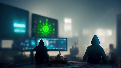 Fundo Hackers Encapuzados Com Rostos Invisíveis Hackeando O Sistema De Informações Foto E Imagem