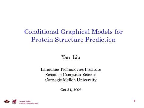 PPT Conditional Graphical Models For Protein Structure Prediction PowerPoint Presentation ID