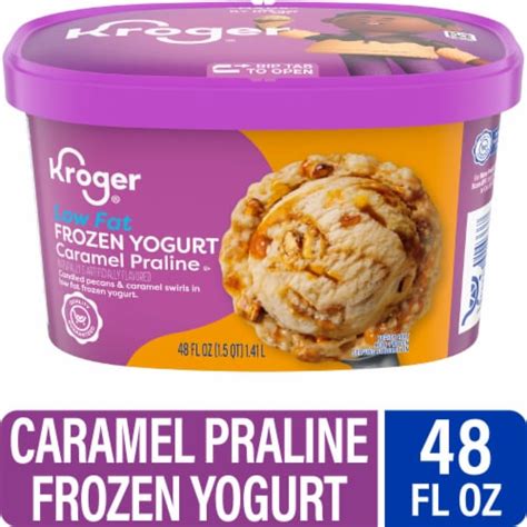 Kroger® Low Fat Caramel Praline Frozen Yogurt Tub 48 Oz Frys Food