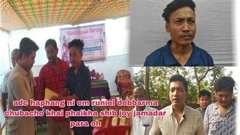 Adc Haphang Ni Em Runiel D B Langma Chonai Lt Sukulaxmi D B Nukhungo Chubacho Khaikha