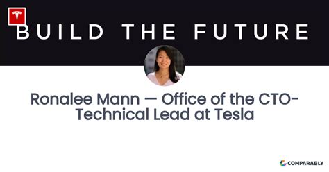 Ronalee Mann — Office Of The Cto Technical Lead At Tesla Comparably