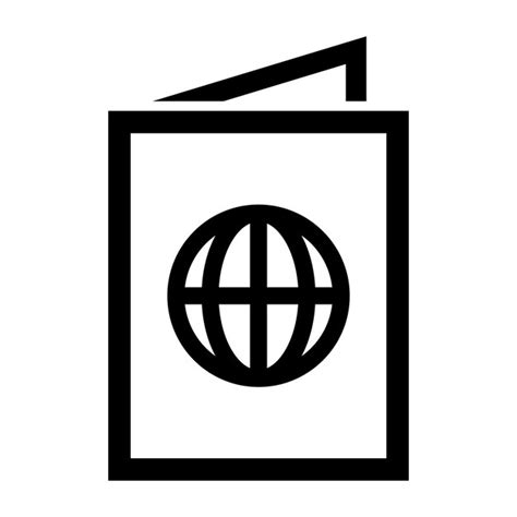 Premium Vector Passport Vector Icon Logo Isolated Illustration