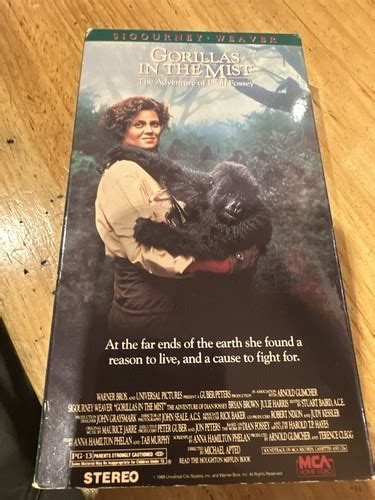 Gorillas In The Mist Vhs Buy Two Get One Free 47897808517 Ebay
