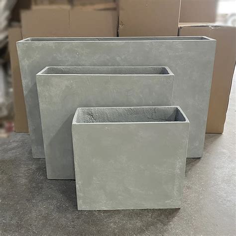 Nordic Large Rectangular Plant Pot Durable Garden Planter