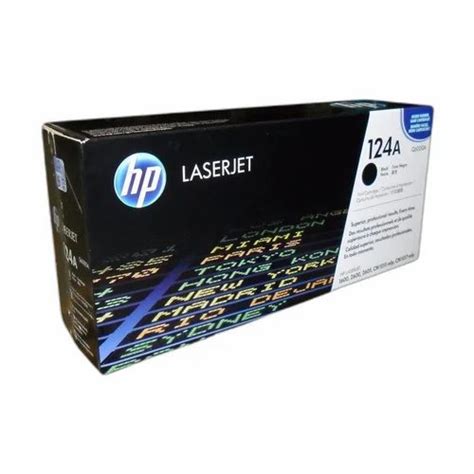 Hp 124a Black Original Laserjet Toner Cartridge For Laser Printer At