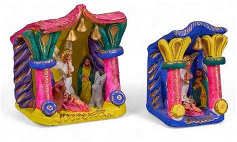 Pair Of Small Nativity Scenes Sold At Auction On 8th November Vogt