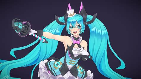 Hatsune Miku 3d Model