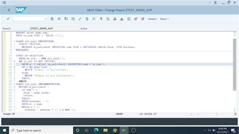 Sap Abap Leetcode 02 Palindrome Number Sap Abap Youtube