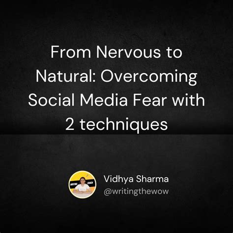 Vidhya Sharma On Linkedin Writing Socialmedianxiety Community 33