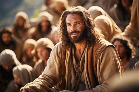 Drama Bíblico Retrato Vívido De Jesus Sermão Do Monte Capturando A Essência De Seus Ensinamentos