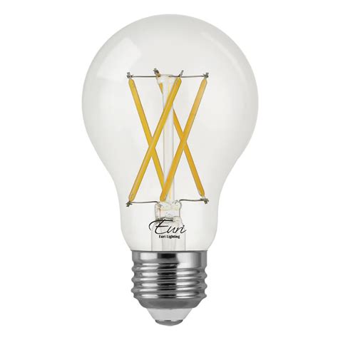Led A19 Filament Bulb 8 5w 800 Lumens Euri Lighting