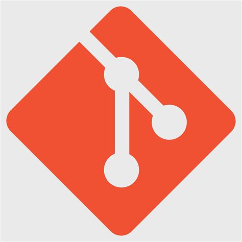 Github Logo Version Control System Red Diamond Icon Commit Symbol