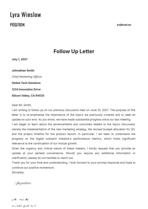 Free Monitoring Visit Follow Up Letter Template To Edit Online