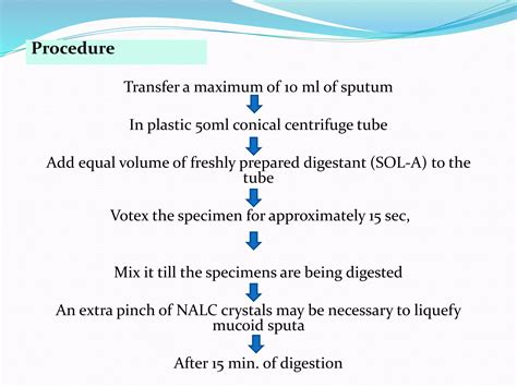 Sputum Sample Processing Pptx