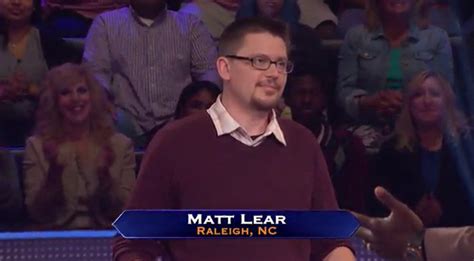 Matt Lear Who Wants To Be A Millionaire Wiki Fandom