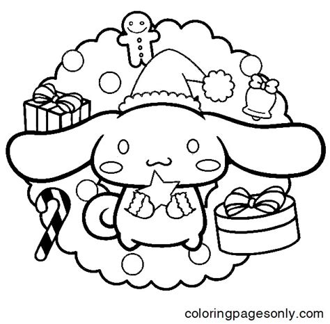 Cinnamon Roll Sanrio Coloring Pages