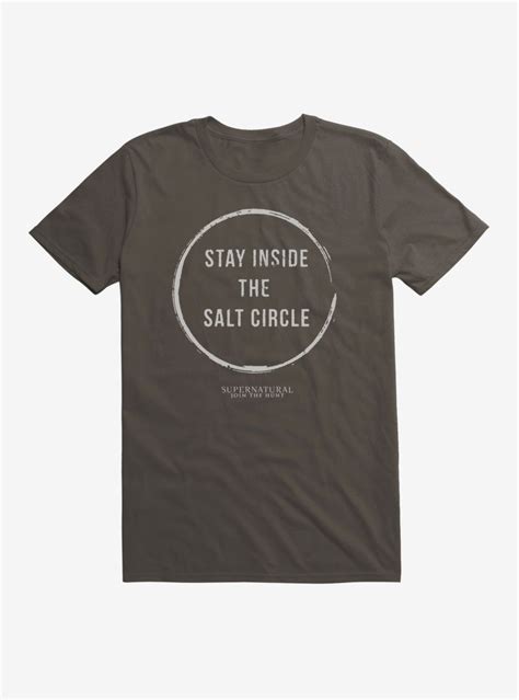 Supernatural Salt Circle T Shirt T Shirt Geek Clothes Shirts