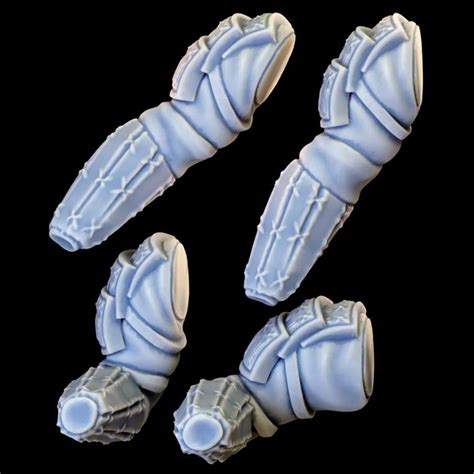 3d Printable Splint Armor Arms Modular Samurai By Yourneighborknight Minis