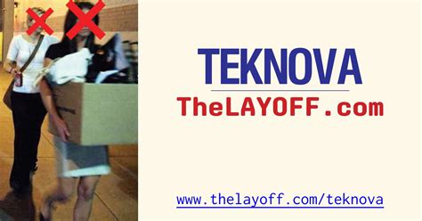 Teknova Layoffs