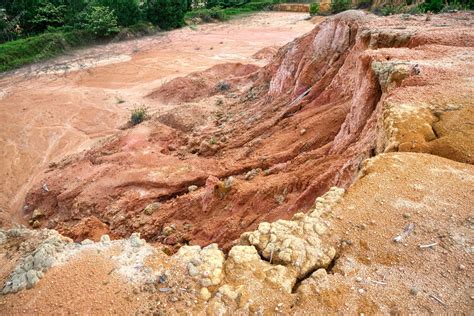 Premium Photo Soil Mining The Causes Of Soil Erosion On The Land