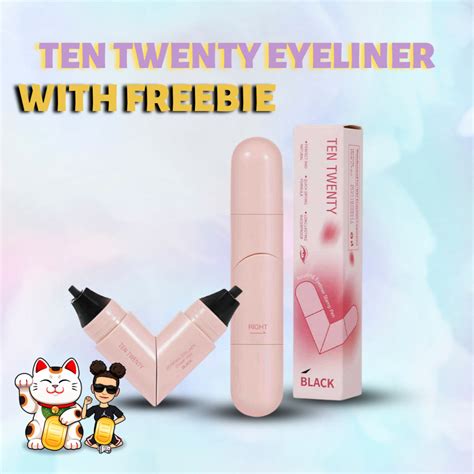 Ten Twenty Rotating Eyeliner Stamp Pencil Integrated Lazy Molding Stamp Pen Shopee Philippines