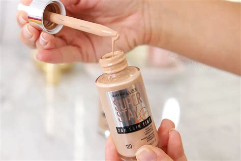 Review Maybelline Superstay Skin Tint Slashed Beauty