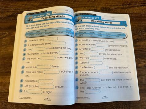 Primary 2p2 Sap Learning English Workbook Vocabulary Grammar Practice
