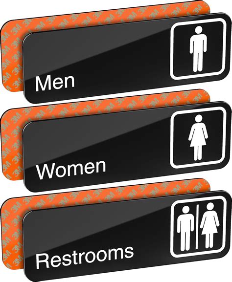Restroom Signs For Business Sign Package